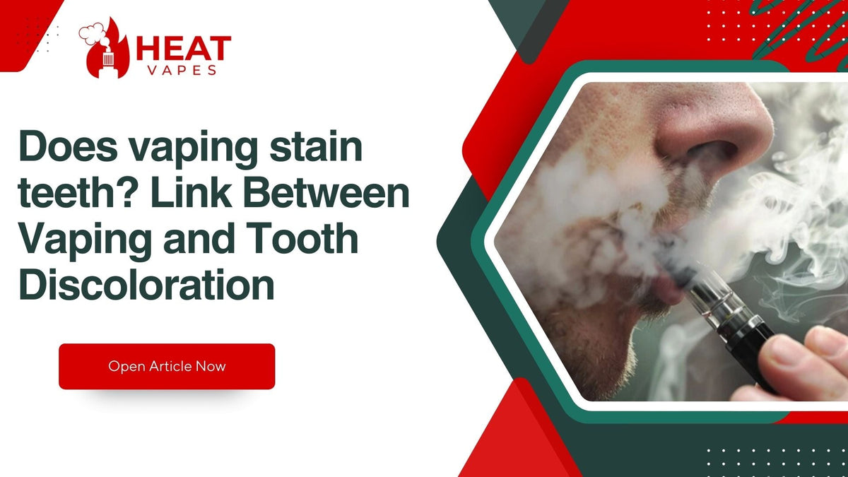 Does vaping stain teeth? Link Between Vaping and Tooth Discoloration ...