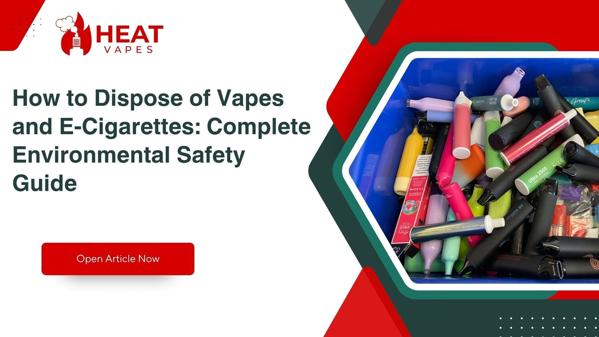 How to Dispose of Vapes and E-Cigarettes: Complete Environmental Safet ...