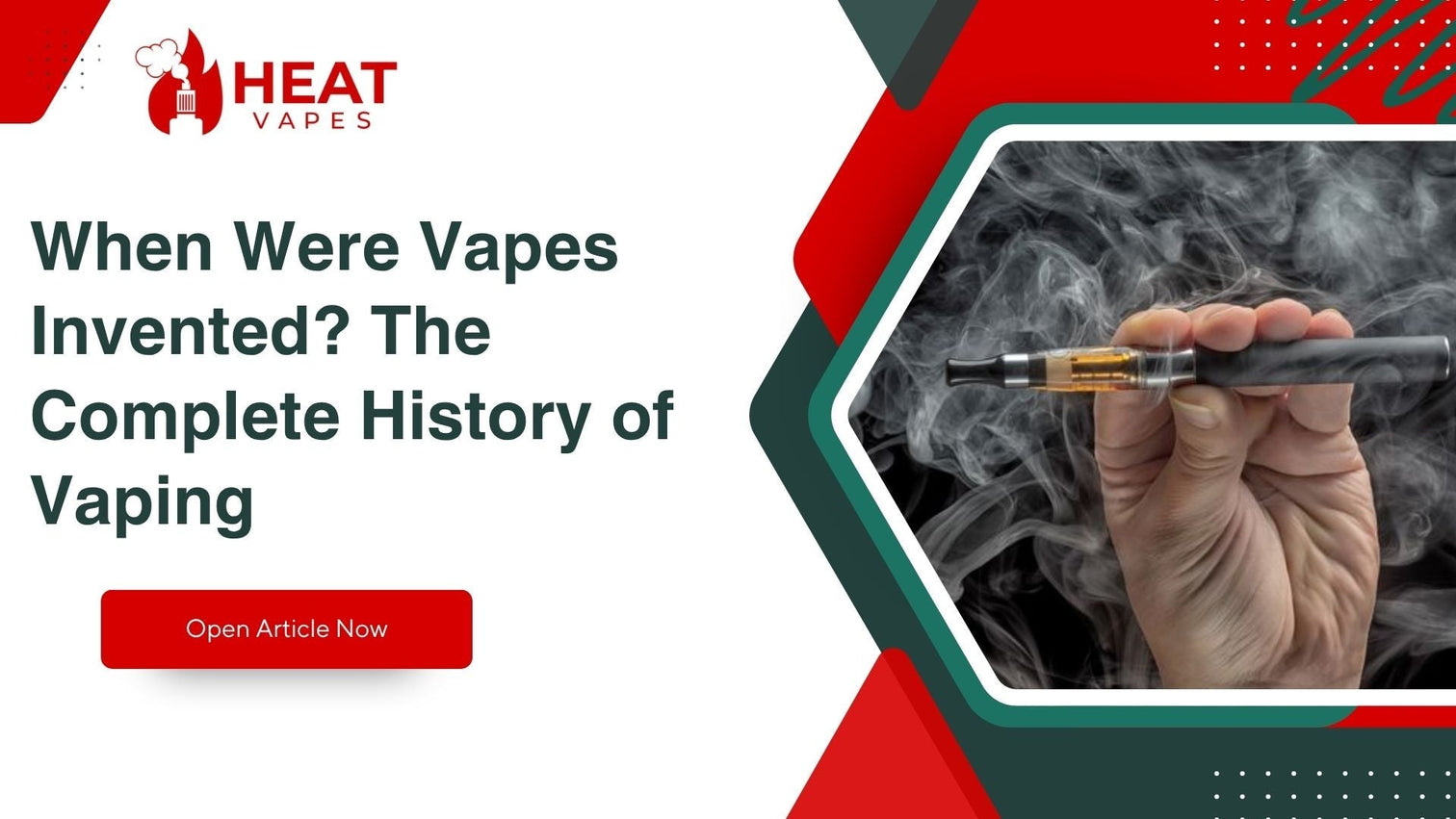 When Were Vapes Invented? The Complete History of Vaping – Heat Vapes